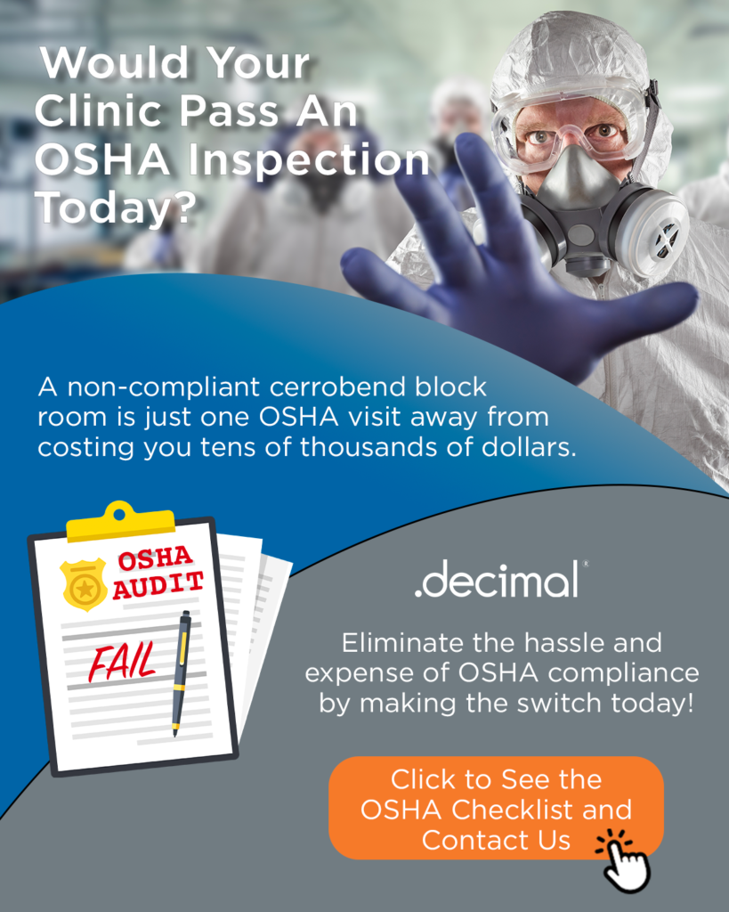 Would Your Clinic Pass an OSHA Inspection Today? – .decimal News / Gallery